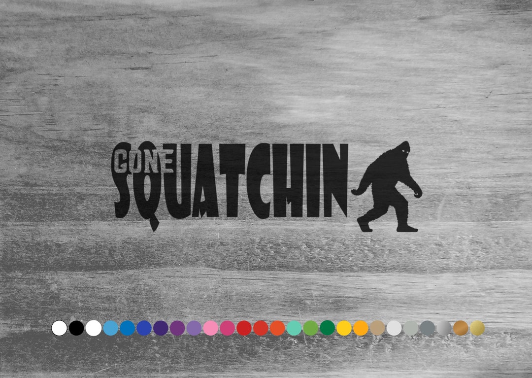 Bigfoot Sasquatch Vinyl Decal Sticker for Car Truck Rv Camper Van Atv ...