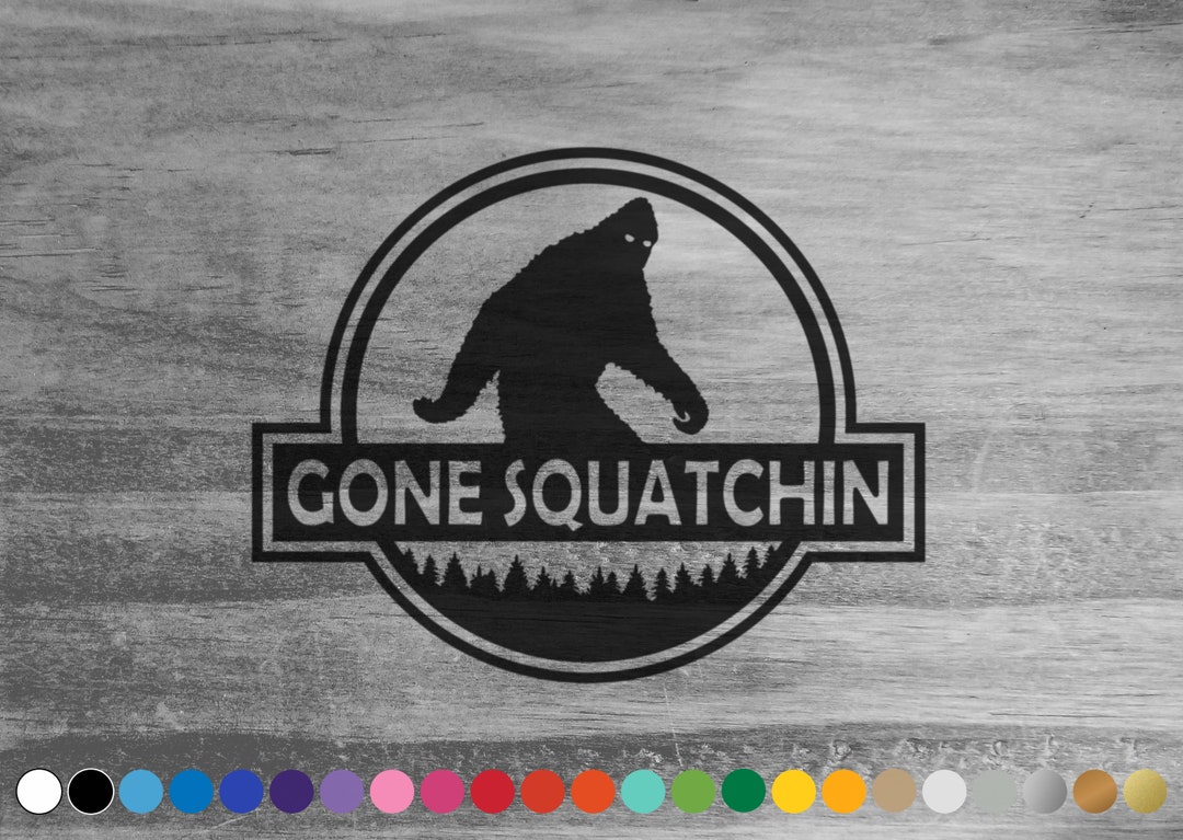 Bigfoot Sasquatch Vinyl Decal Sticker for Car Truck Rv Camper Van Atv ...