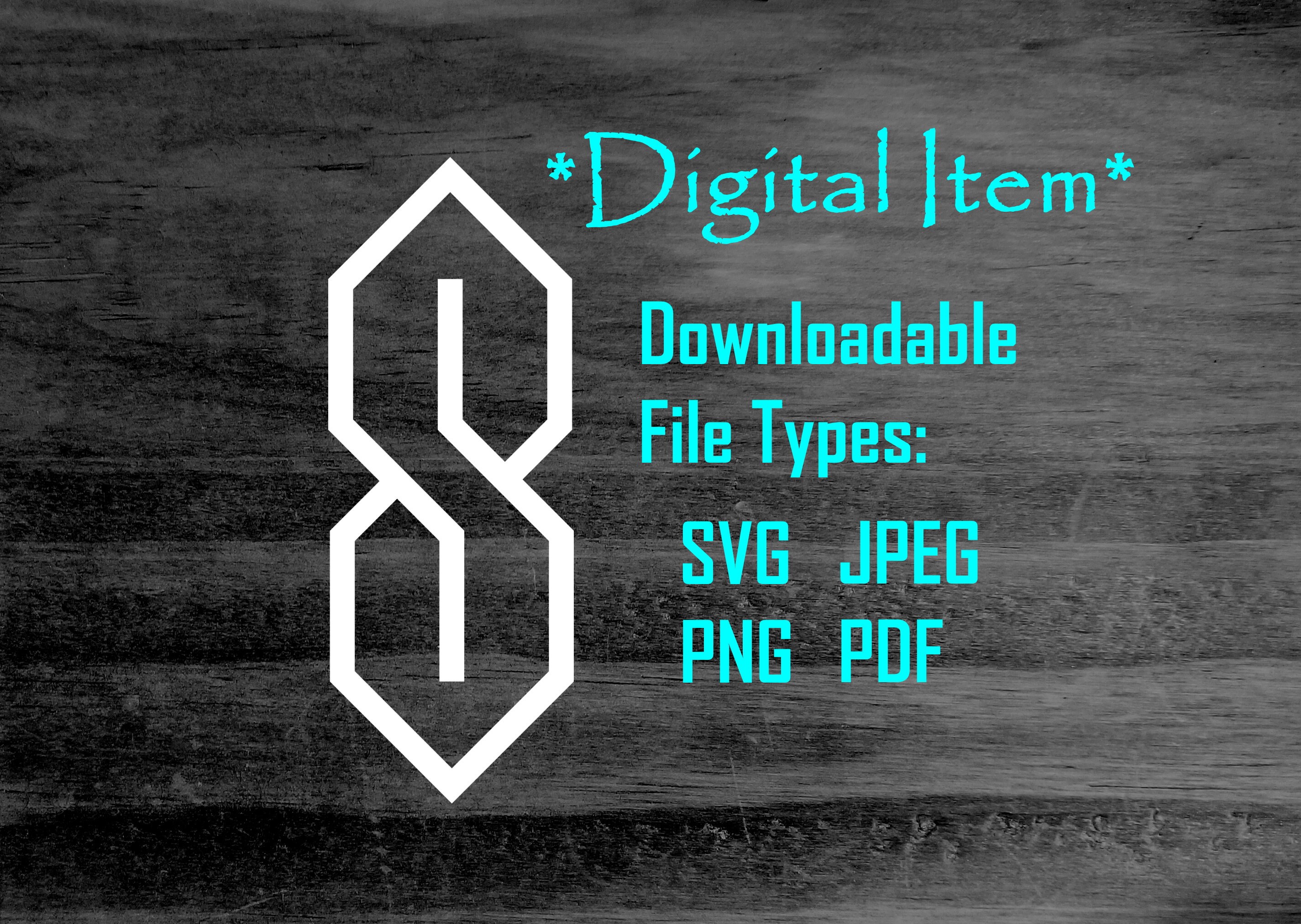 Cool Pointy S Svg Png Jpeg Pdf Digital File Download Not a | Etsy