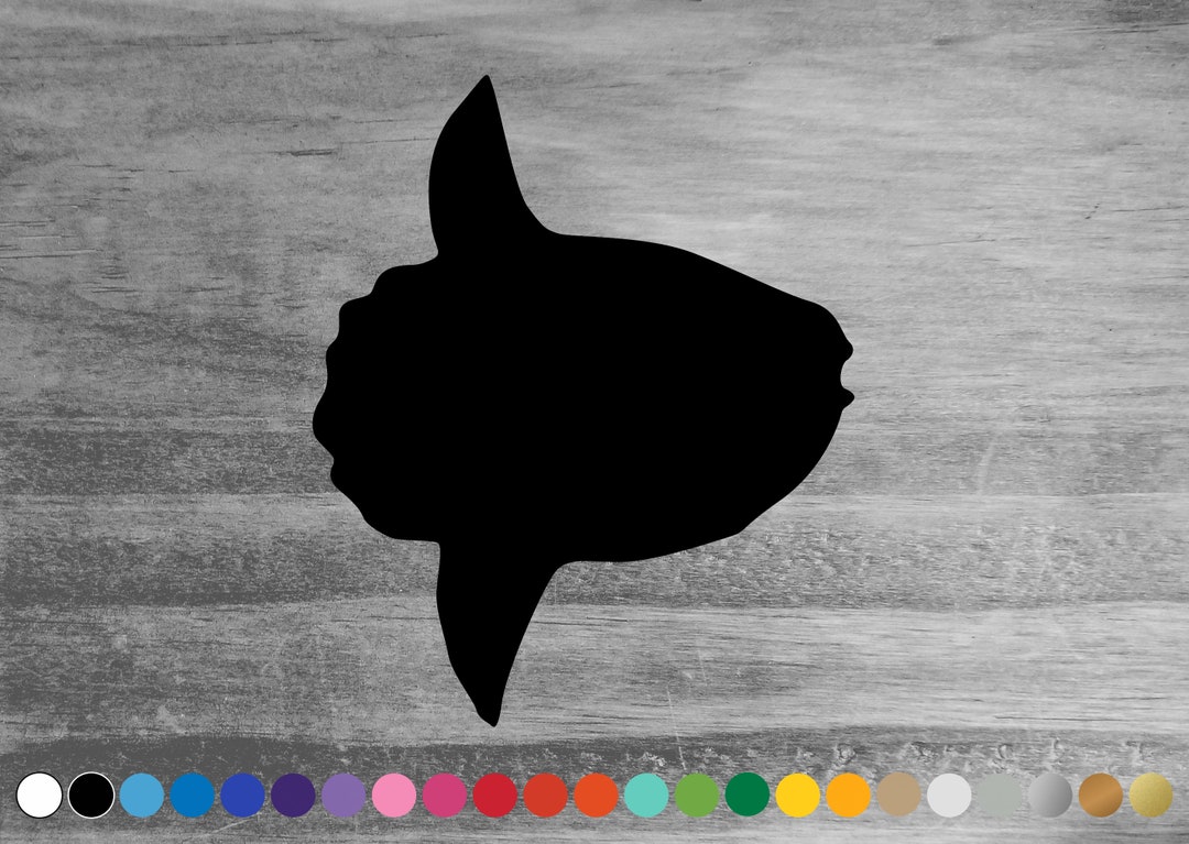 Mola Mola Silhouette Vinyl Decal Sticker for Car Truck Rv Camper Van ...