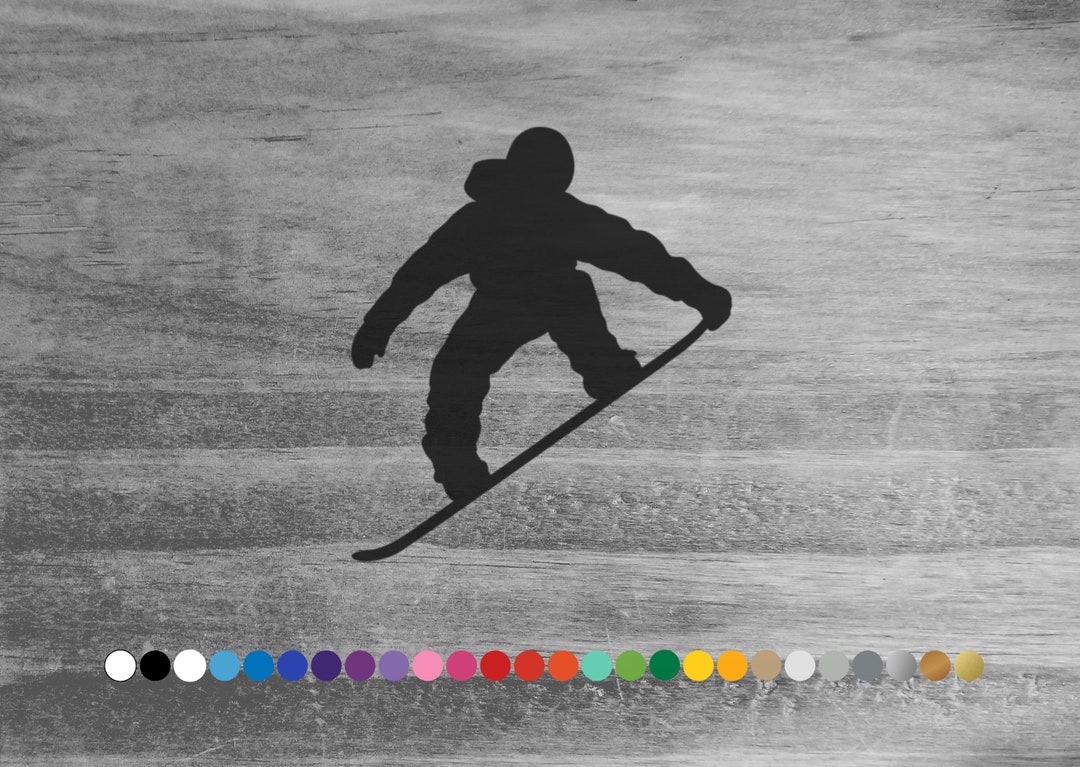 Snowboard Nose Grab Vinyl Decal Sticker for Car Truck Rv Camper Van Atv ...