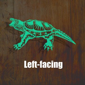 Snapping Turtle Vinyl Decal Sticker for Car Truck Rv Camper Van Window ...