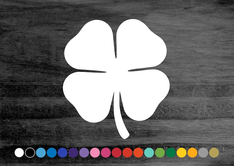 Four Leaf Clover Vinyl Decal Sticker for Car Truck Van RV 4x4 - Etsy