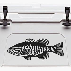 Smallmouth Bass Vinyl Decal Sticker for Car Truck Rv Camper Van Atv ...
