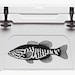 Smallmouth Bass Vinyl Decal Sticker for Car Truck Rv Camper Van Atv ...