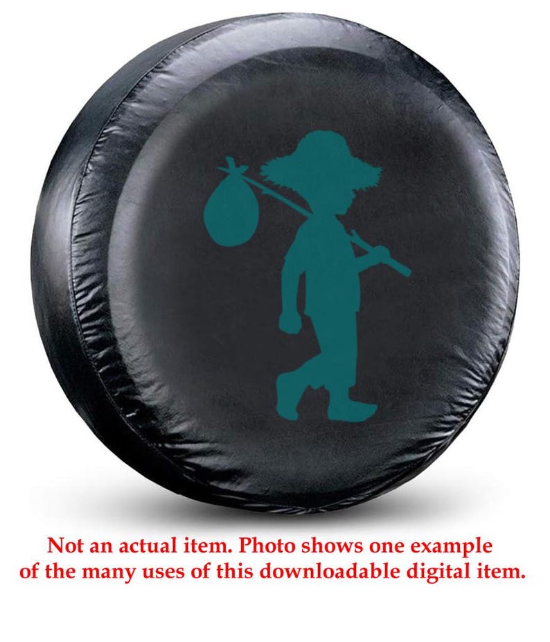 Boy With Bindle Bag Stick Svg Png Jpeg Dxf Pdf Digital File Download ...