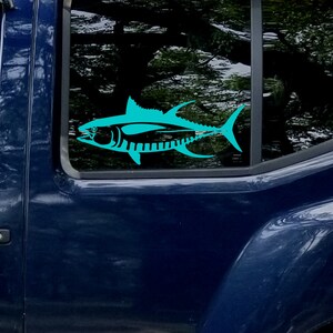 Tuna Vinyl Decal Sticker for Car Truck Rv Camper Van Atv Window Bumper ...