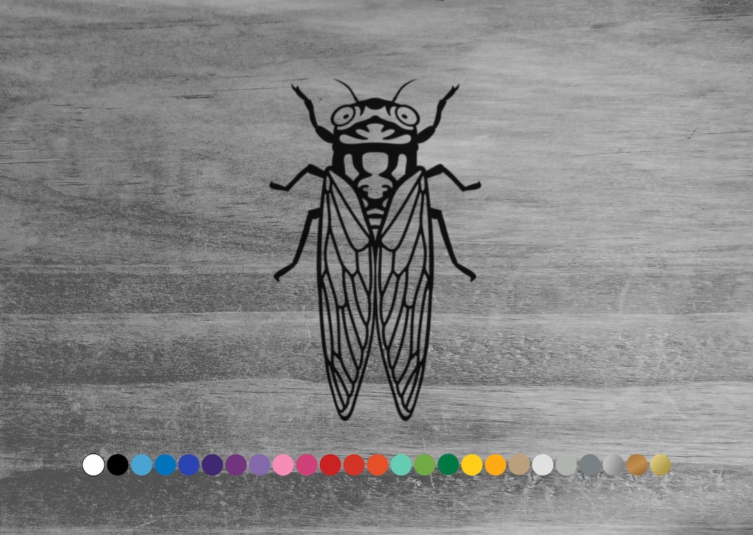Cicada Vinyl Decal Sticker for Car Truck Rv Camper Van Atv Window ...