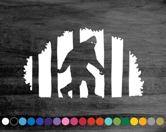 Jeep Hood Sasquatch Decal - Etsy