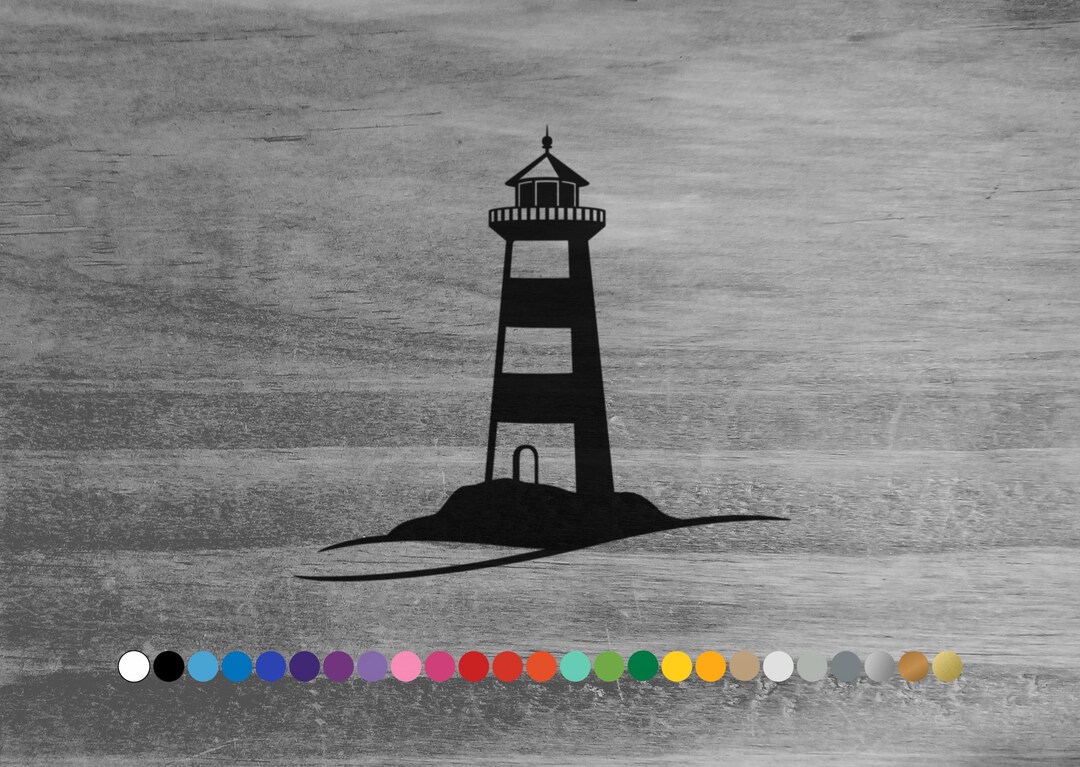 Lighthouse Vinyl Decal Sticker for Car Truck Rv Camper Van Atv Window ...