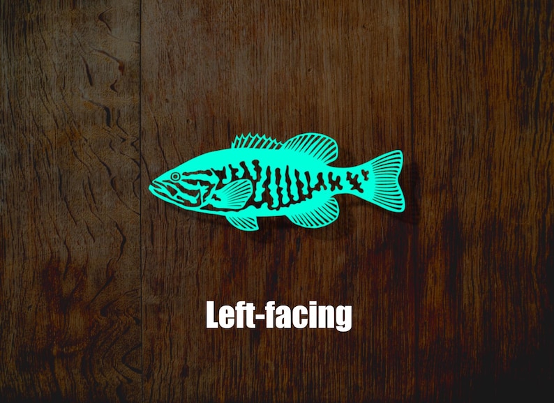 Smallmouth Bass Vinyl Decal Sticker for Car Truck Rv Camper Van Atv ...