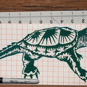 Snapping Turtle Vinyl Decal Sticker for Car Truck Camper Van 4x4 Window ...