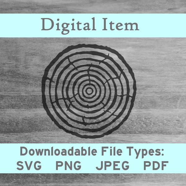 Tree Rings Svg - Etsy