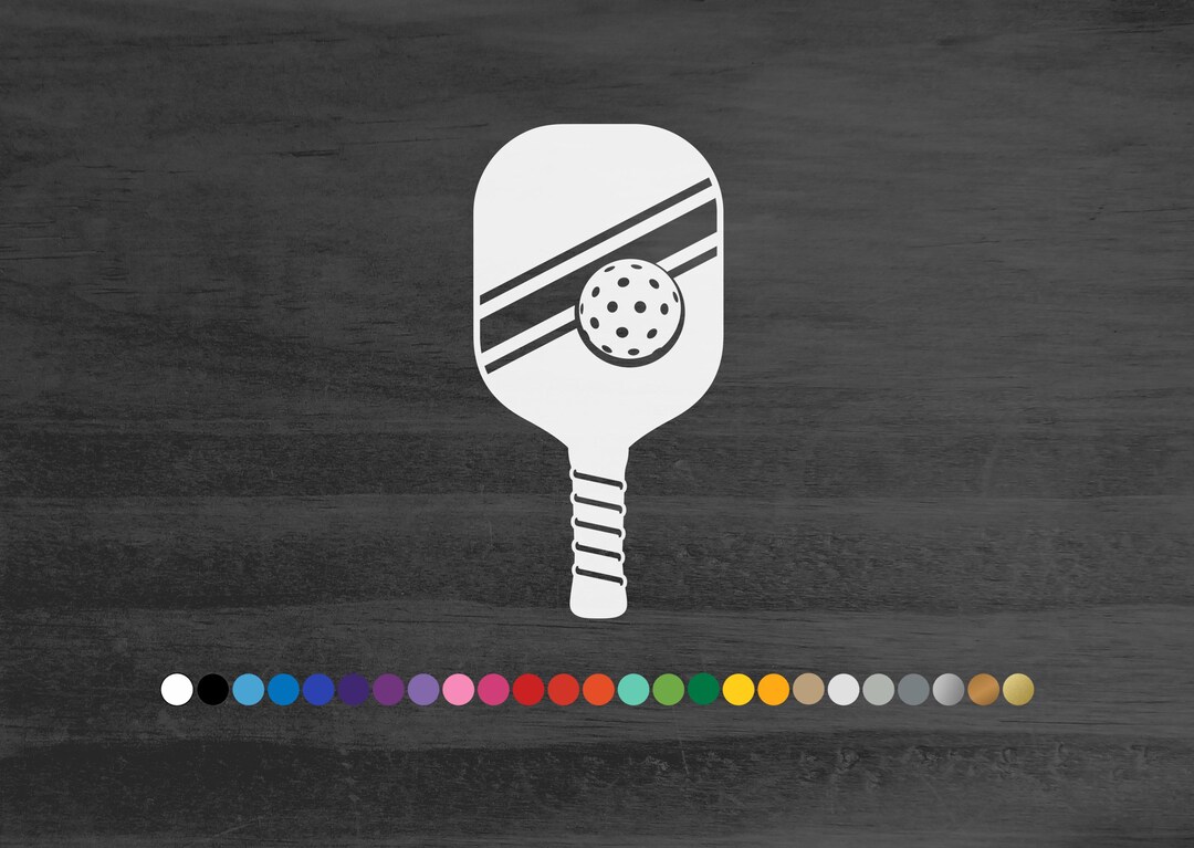 Pickleball Vinyl Decal Sticker for Car Truck Rv Camper Van Window ...