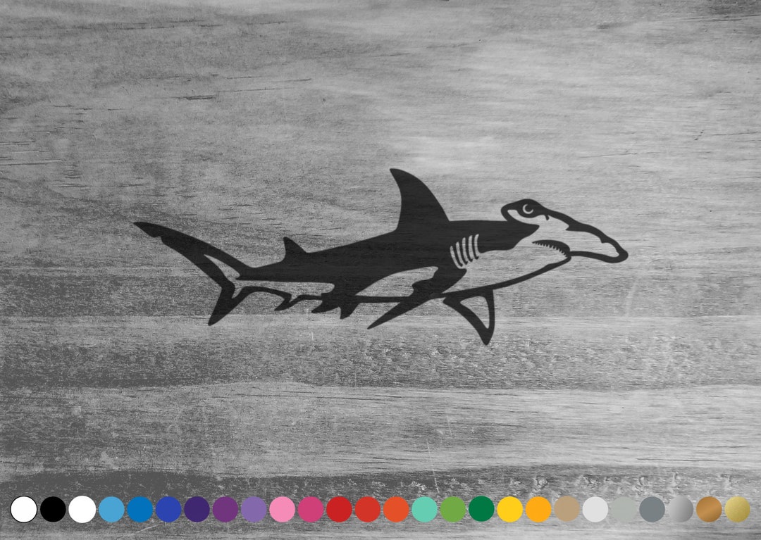 Hammerhead Shark Vinyl Decal Sticker for Car Truck Rv Camper Van Window ...