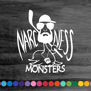 Narc Ness Monsters Hockey Vinyl Decal Sticker Indoor Outdoor - Etsy
