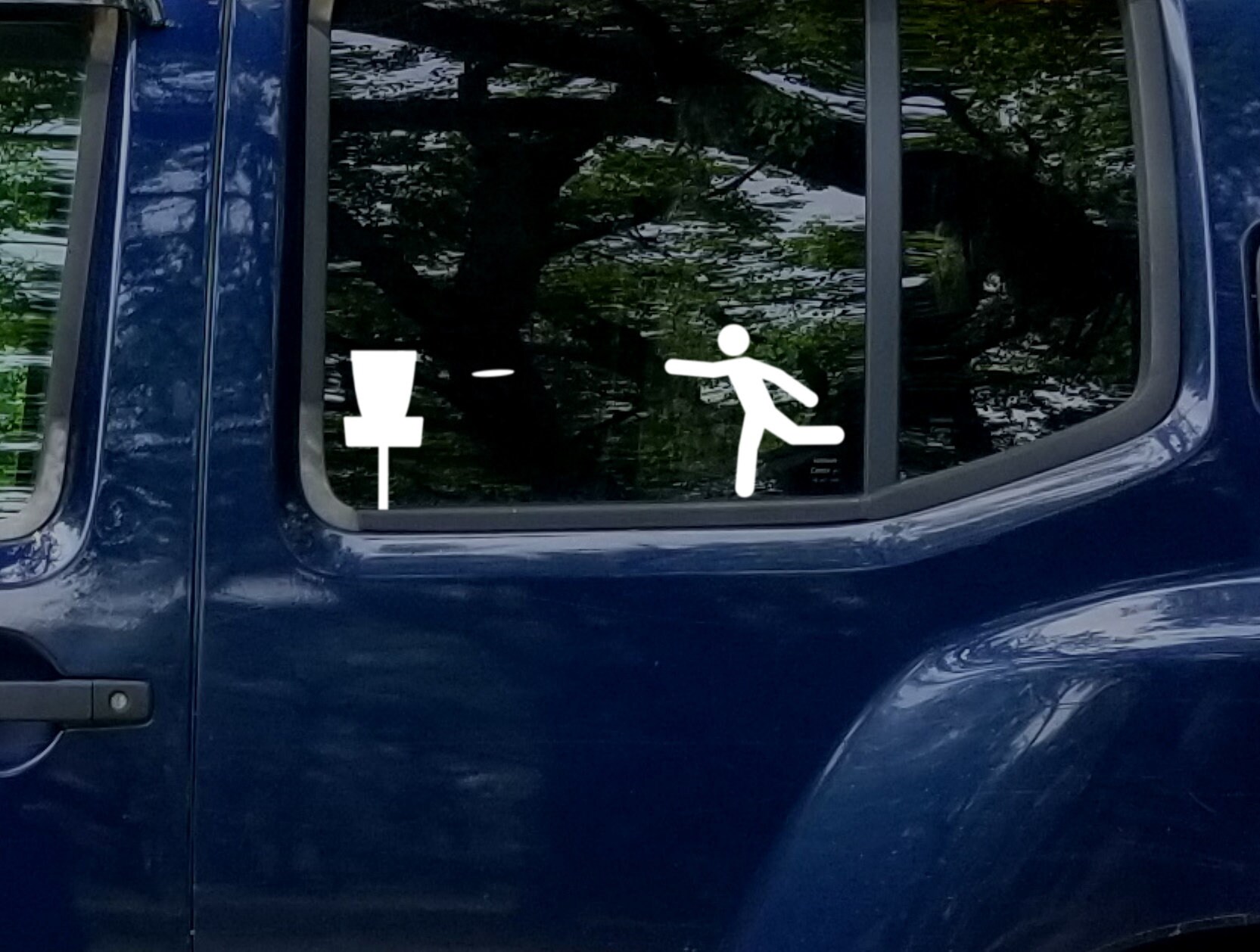 Disc Golf Stick Figure Vinyl Decal Sticker for Car Truck Boat - Etsy