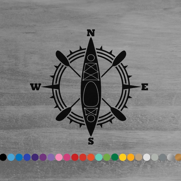 Kayak Decals and Stickers - Etsy