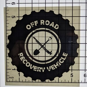 Off Road Recovery Vehicle Vinyl Decal Sticker for Car Truck - Etsy