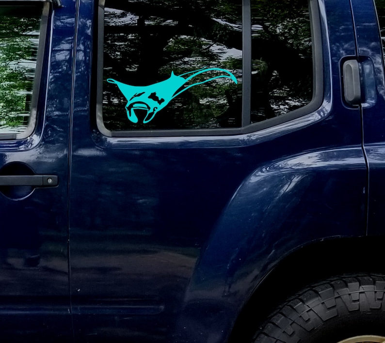 Manta Ray Vinyl Decal Sticker for Car Truck Boat Kayak Canoe - Etsy