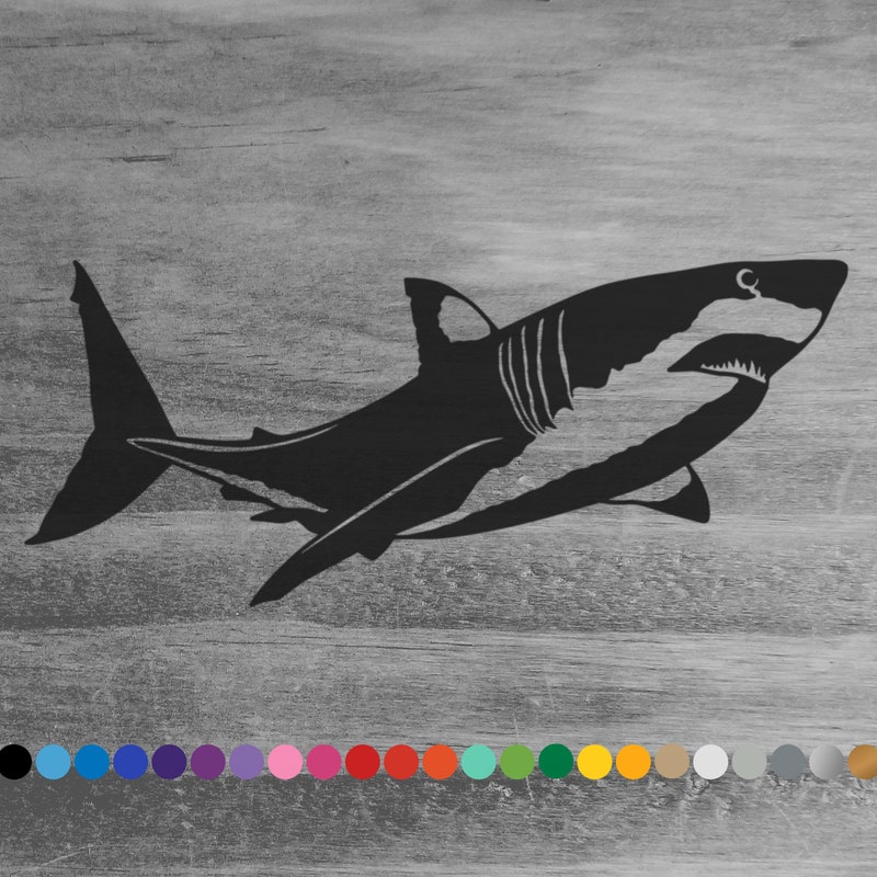 Shark Wall Decals - Etsy