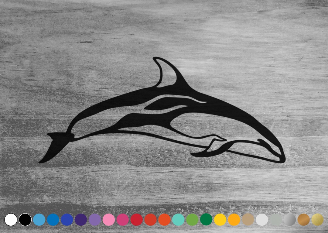 Dolphin Vinyl Decal Sticker for Car Truck Rv Camper Van Atv Window ...