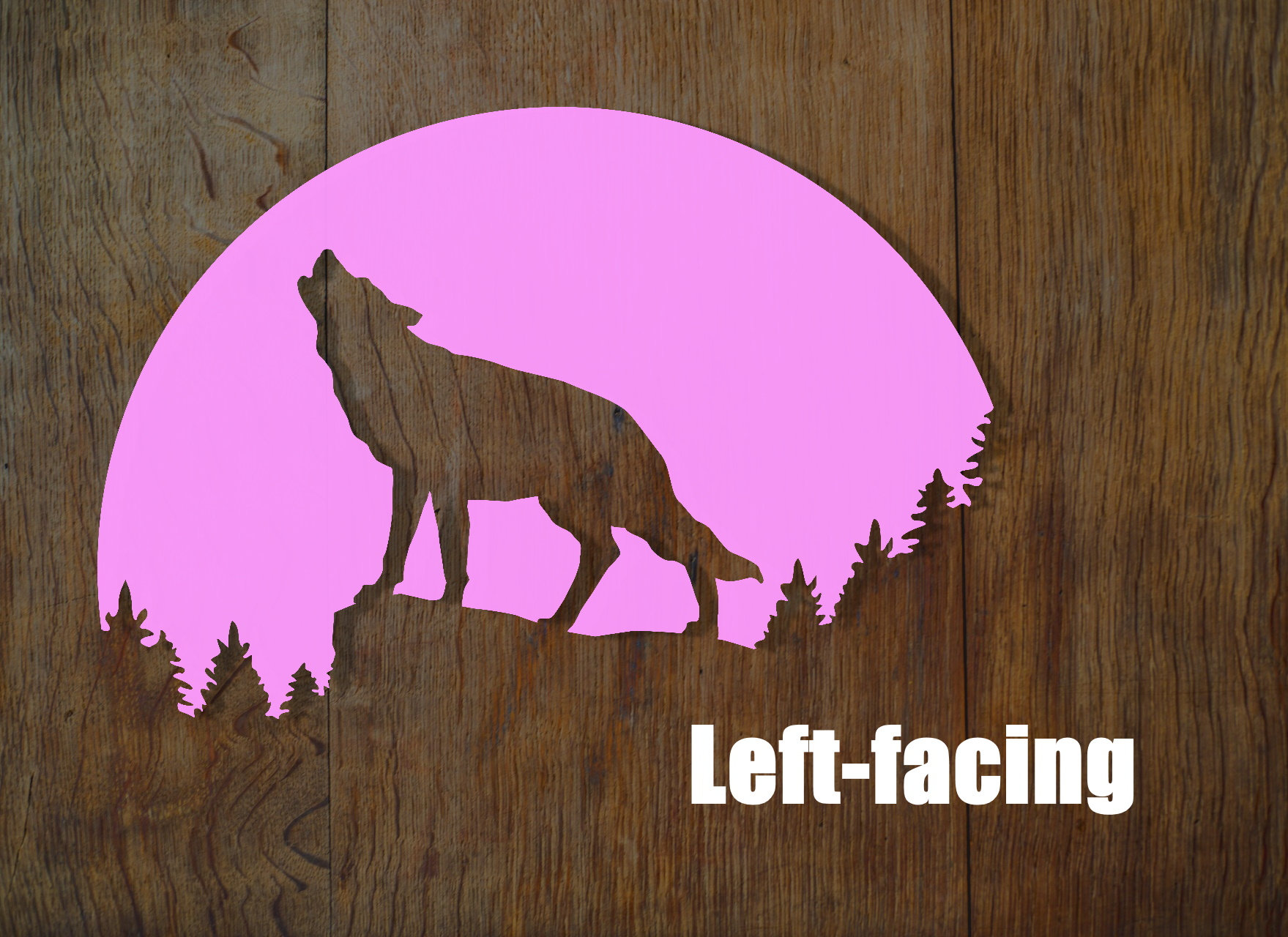 Howling Wolf Moon Vinyl Decal Sticker for Car Truck Boat Rv | Etsy