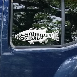 Smallmouth Bass Vinyl Decal Sticker for Car Truck Rv Camper Van Atv ...