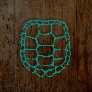 Snapping Turtle Shell Vinyl Decal Sticker for Car Truck Rv Camper Van ...