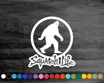 Bigfoot Sasquatch Vinyl Decal Sticker for Car Truck Van Suv | Etsy