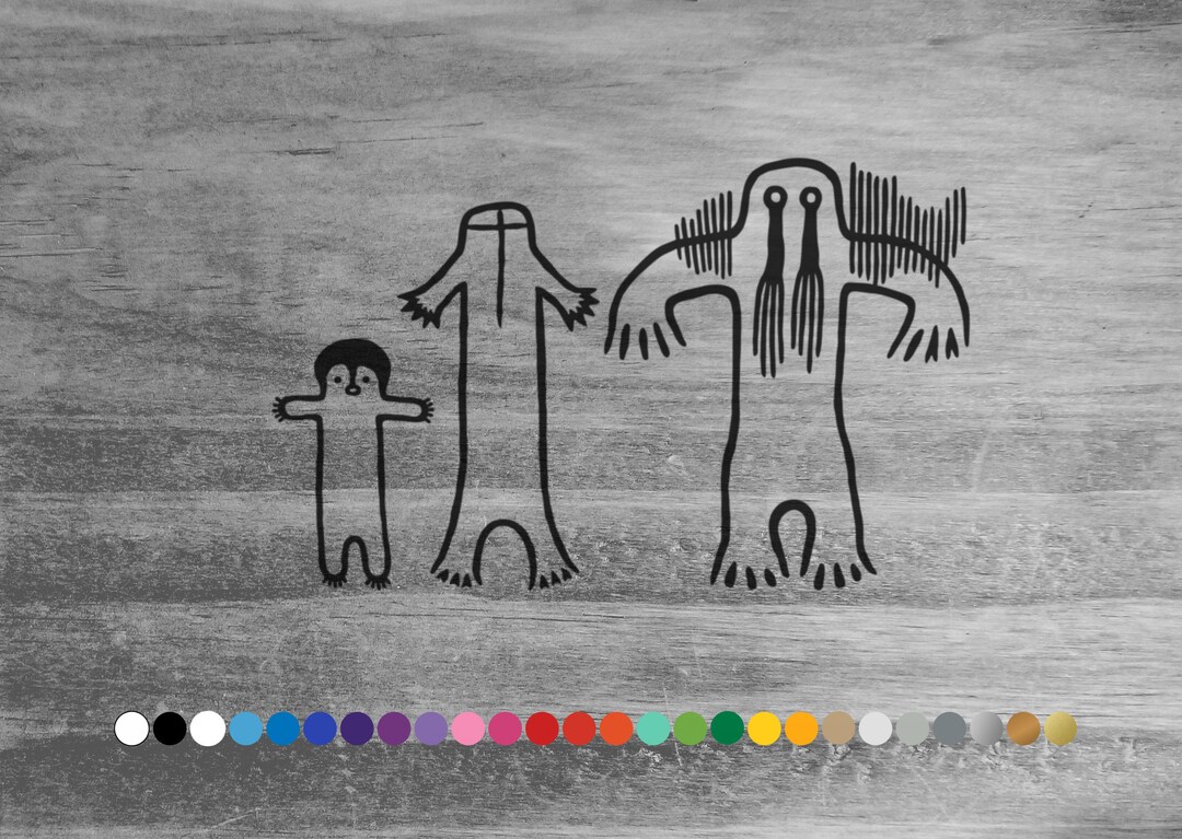 Bigfoot Sasquatch Family Vinyl Decal Sticker for Car Truck Rv Camper ...