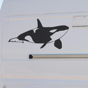 Orca Killer Whale Vinyl Decal Sticker for Car Truck Rv Camper Van Atv ...