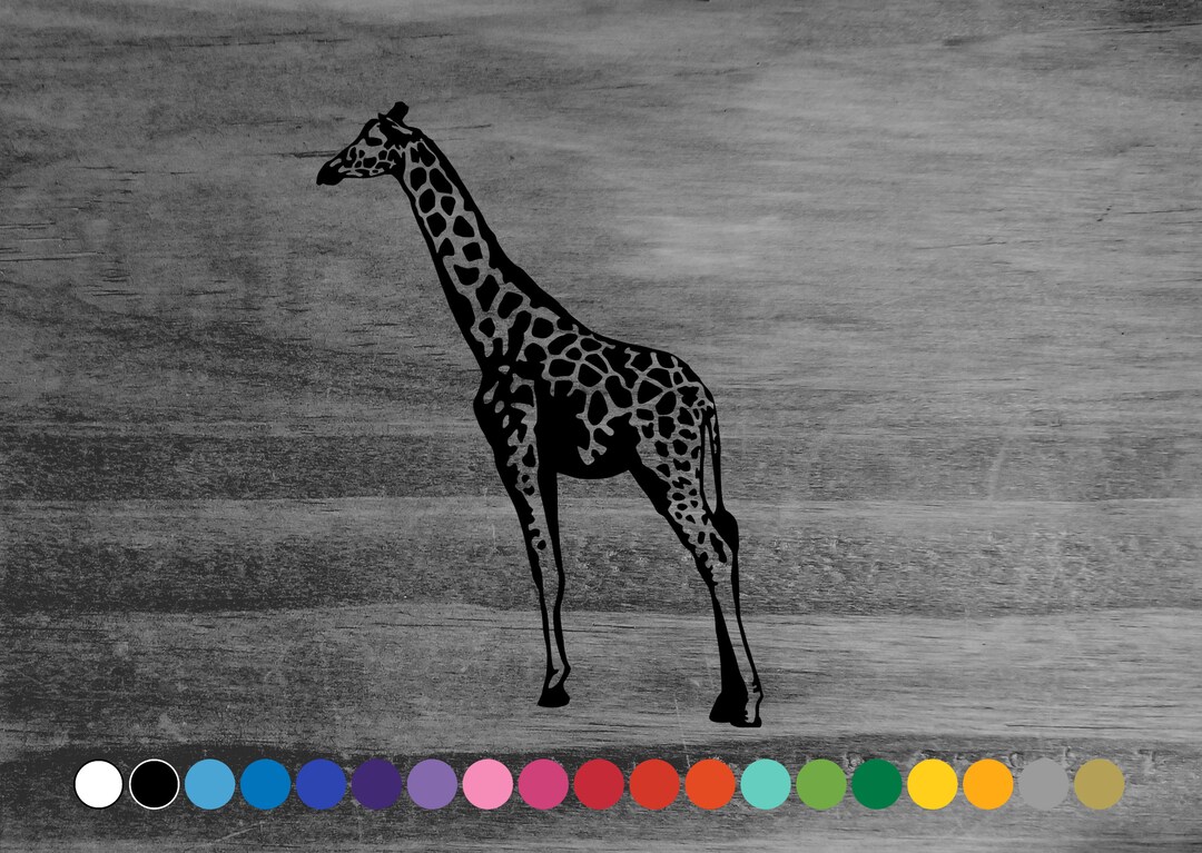 Giraffe Vinyl Decal Sticker for Car Truck Rv Camper Van Atv Window ...