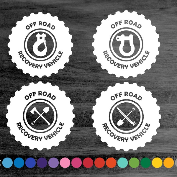 Jeep Recovery Vehicle Sticker - Etsy