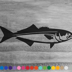 Bluefish Vinyl Decal Sticker for Car Truck Rv Camper Van Atv Window ...