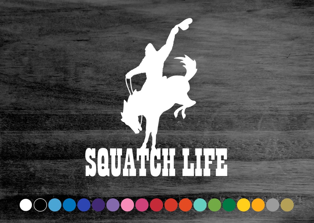 Bigfoot Sasquatch Vinyl Decal Sticker for Car Truck Rv Camper Van Atv ...
