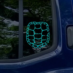 Snapping Turtle Shell Vinyl Decal Sticker for Car Truck Rv Camper Van ...