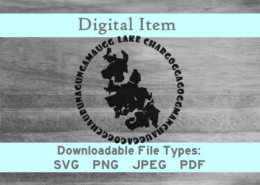 Webster Lake Svg Png Jpeg Pdf Digital File Download -not a Physical ...