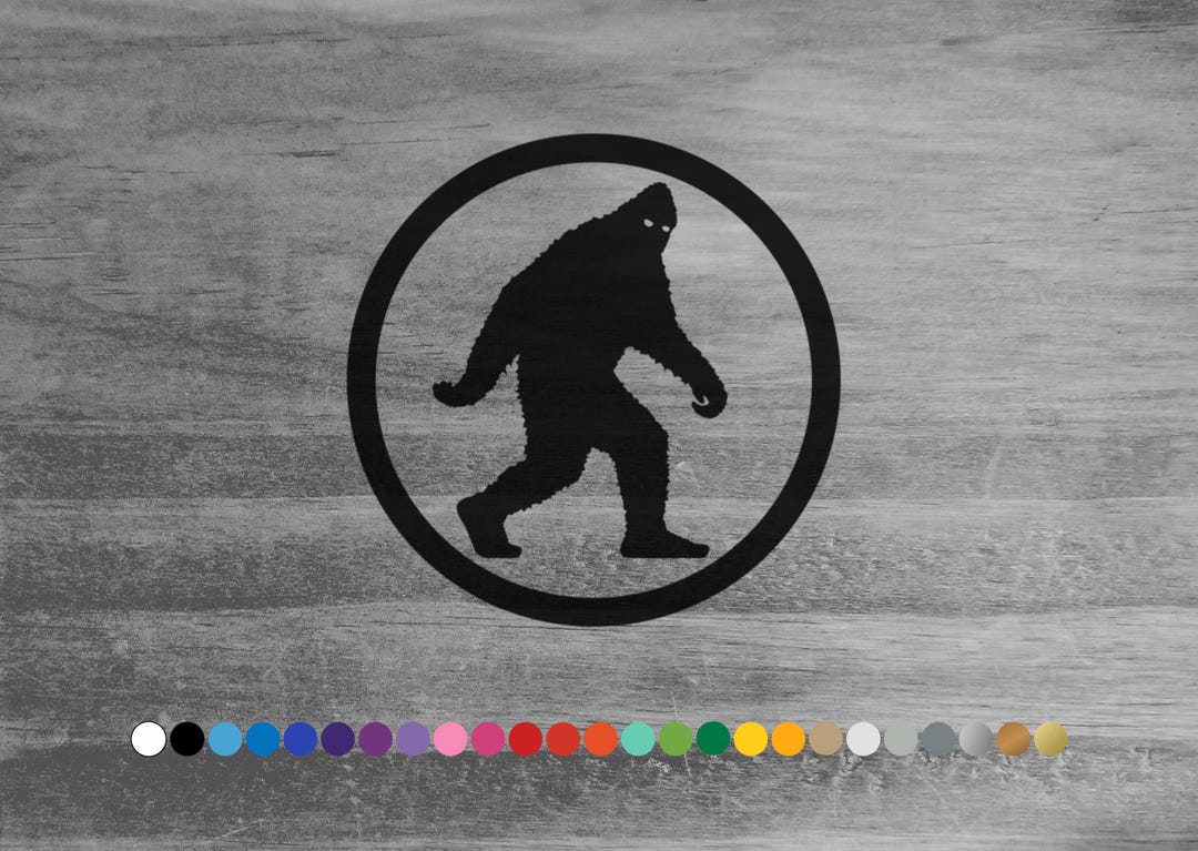 Bigfoot Sasquatch Vinyl Decal Sticker for Car Truck Rv Camper Van Atv ...