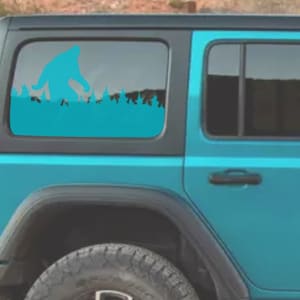 Bigfoot Sasquatch Vinyl Decal Sticker for Car Truck Rv Camper Van Atv ...