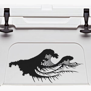 Ocean Great Wave Vinyl Decal Sticker for Car Truck Rv Camper Van Atv ...