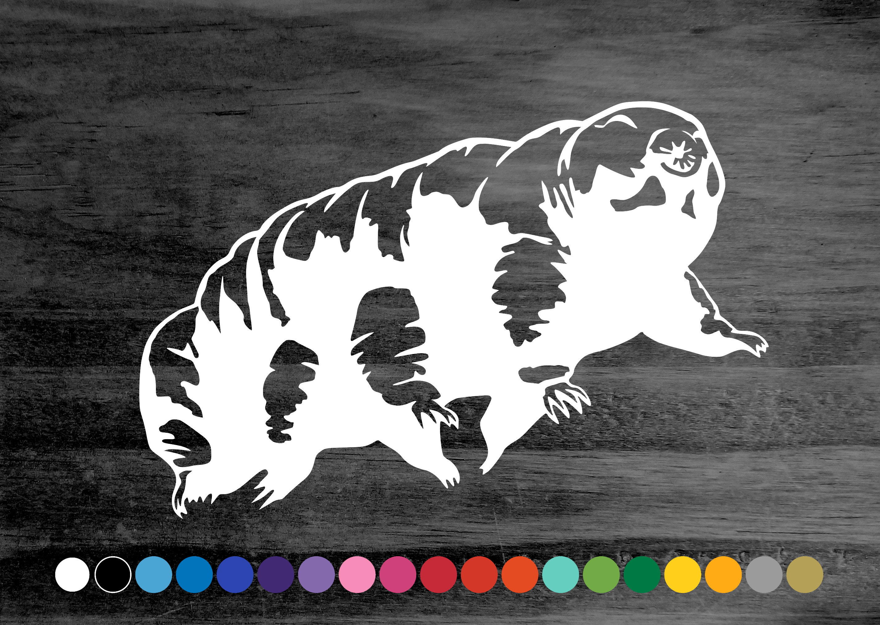 Tardigrade Water Bear Vinyl Decal Sticker for Mug Bottle Cup | Etsy