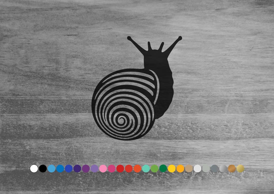 Snail Vinyl Decal Sticker for Car Truck Rv Camper Van Atv Window Bumper ...