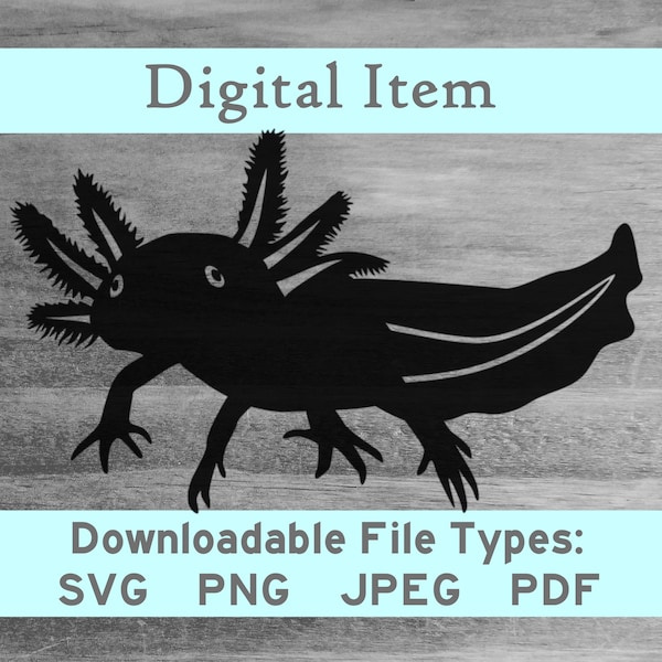 Axolotl Svg - Etsy