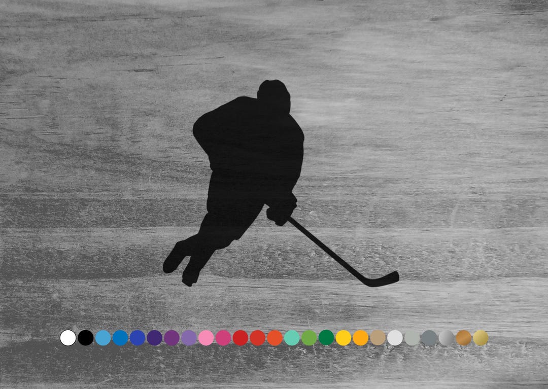 Ice Hockey Vinyl Decal Sticker for Car Truck Rv Camper Van Window ...