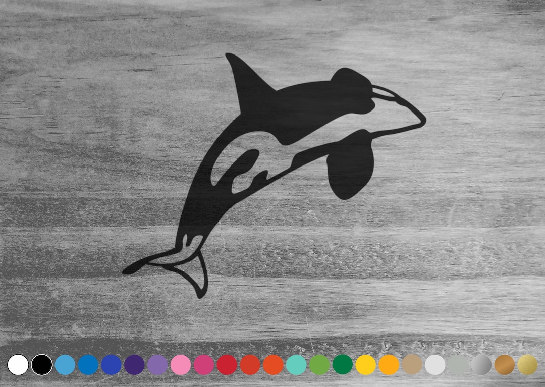 Orca Whale Vinyl Decal Sticker for Car Truck Rv Camper Van Atv Window ...