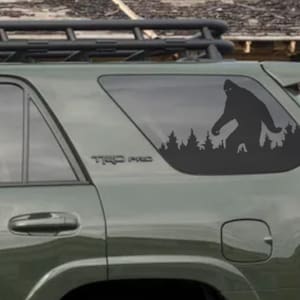 Bigfoot Sasquatch Vinyl Decal Sticker for Car Truck Rv Camper Van Atv ...