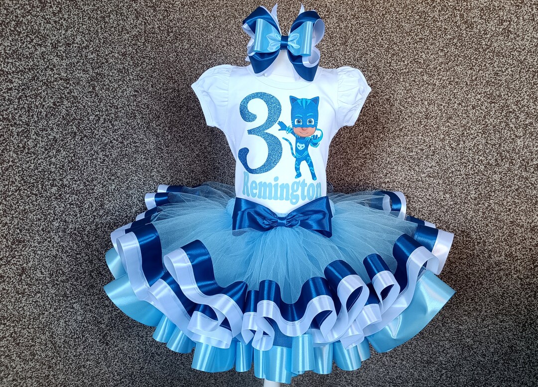 PJ Masks Catboy Birthday Party Tutu Outfit for Baby Girl, PJ Masks ...