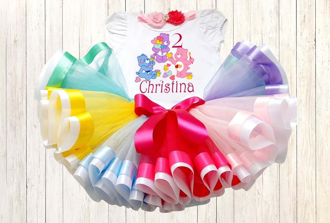 Bear Birthday Tutu Outfit, Personalized Bears Party Birthday Costume ...
