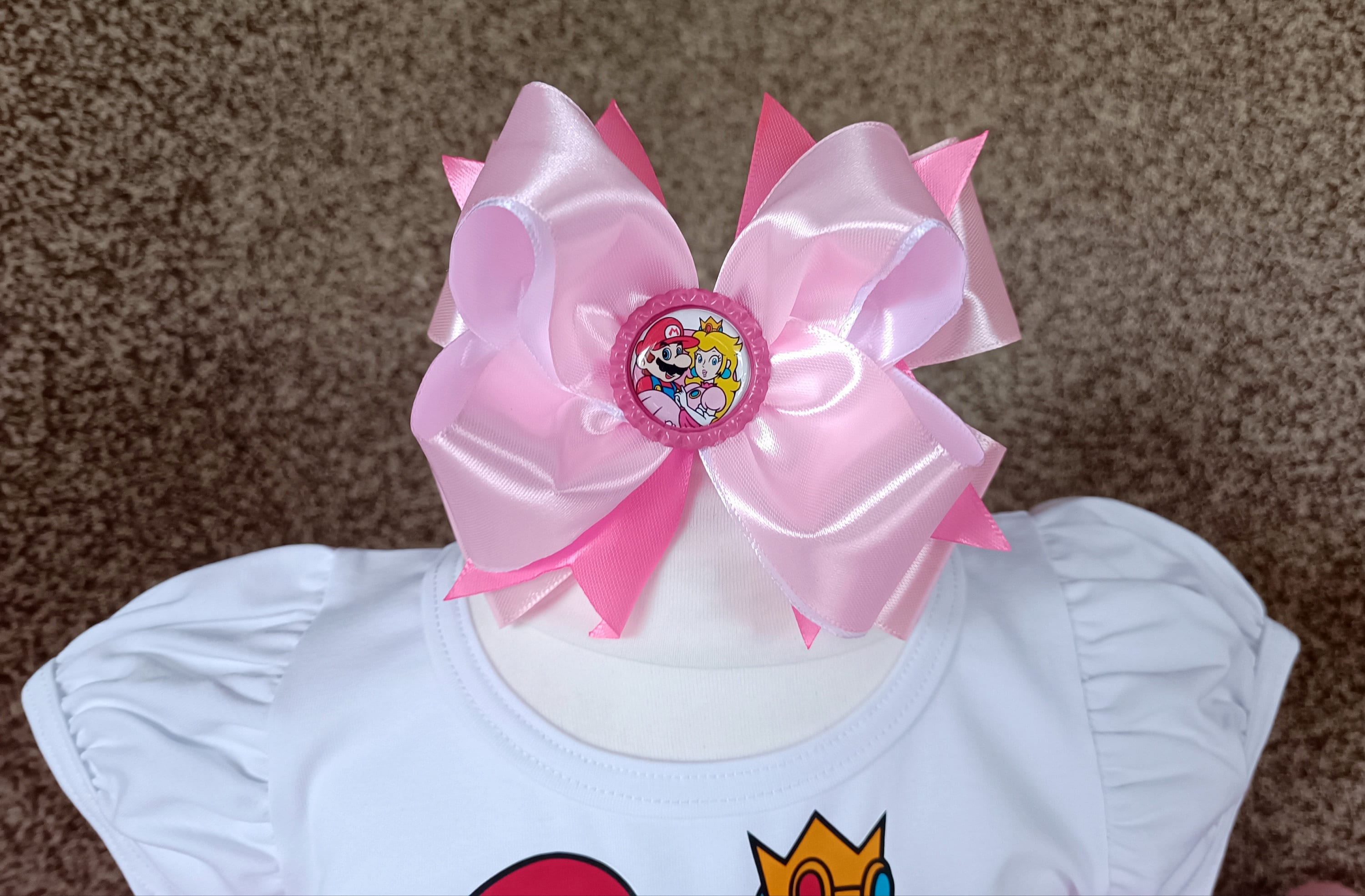 Princess Peach Birthday Outfit Personalized Princess Peach - Etsy